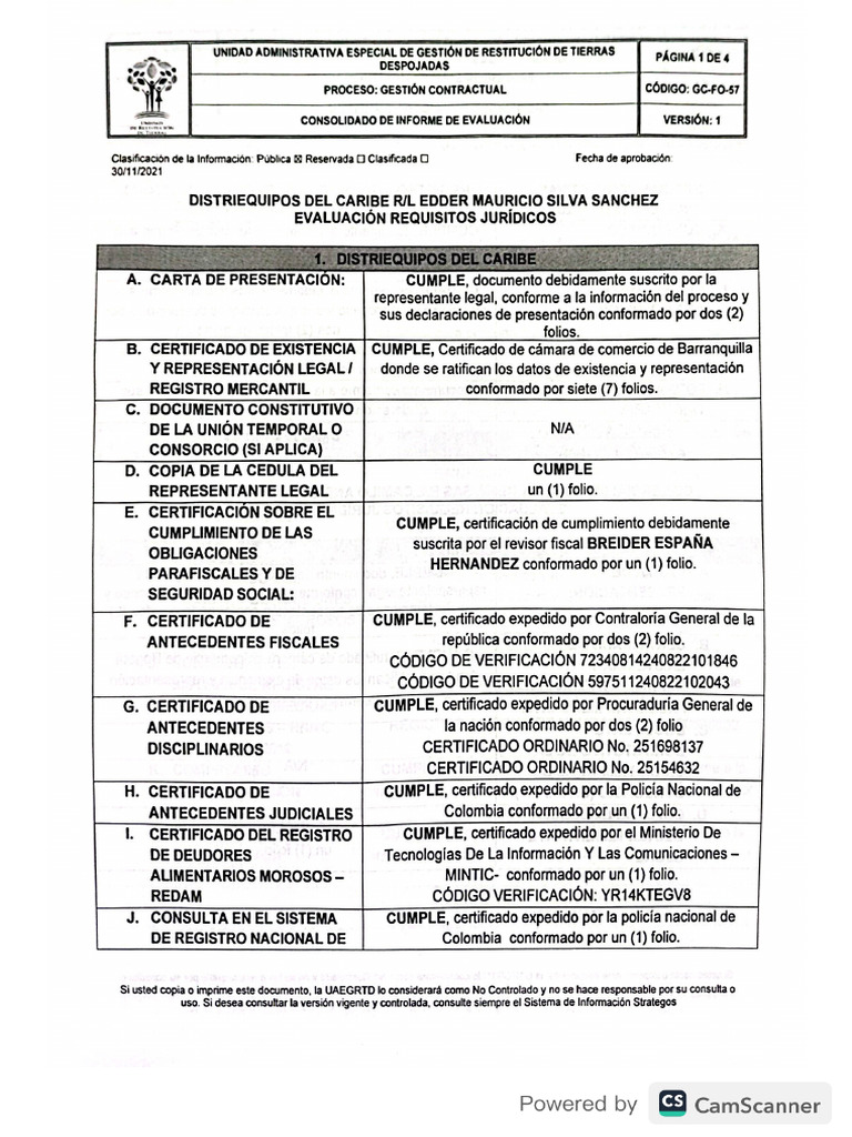 Evaluacion Juridica Epp | PDF