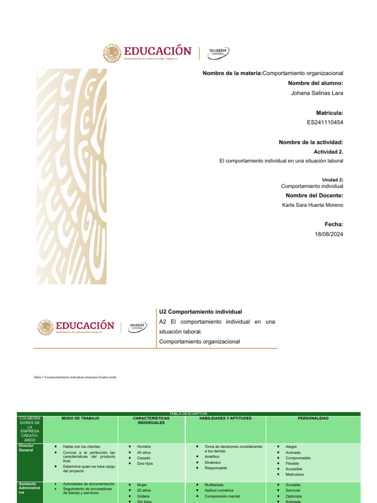 Gcor U2 A2 JSL | PDF