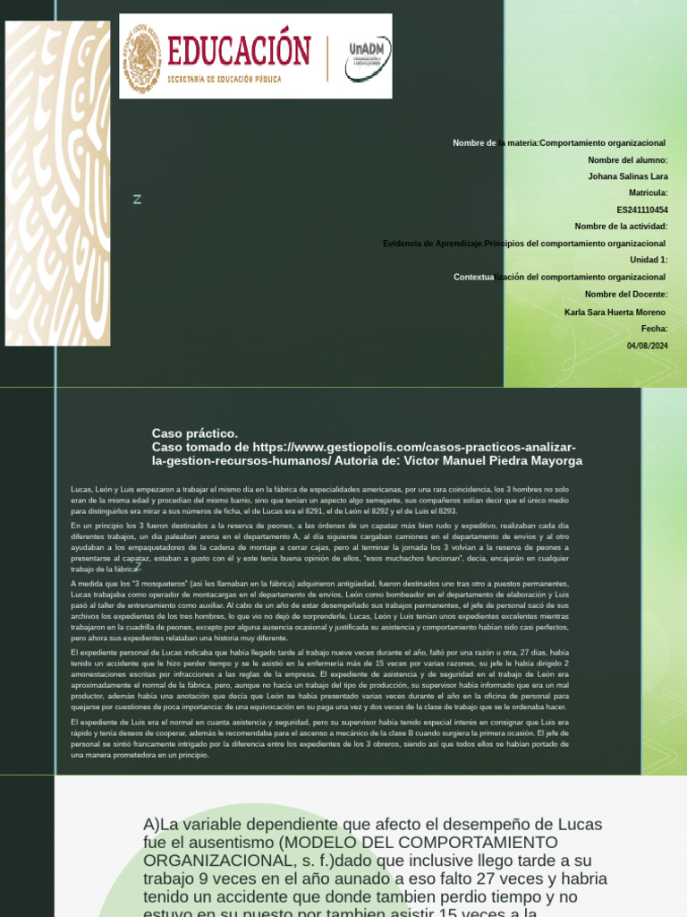 Gcor U1 Ea JSL | PDF