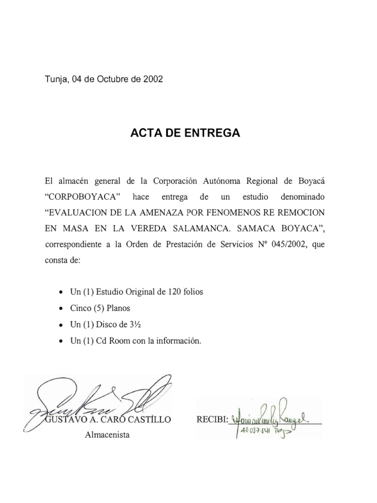 Mi 0226 Samaca | PDF