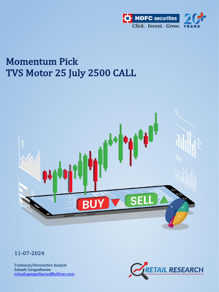 Stock Option Momentum Pick-TVS Motor July CALL | PDF