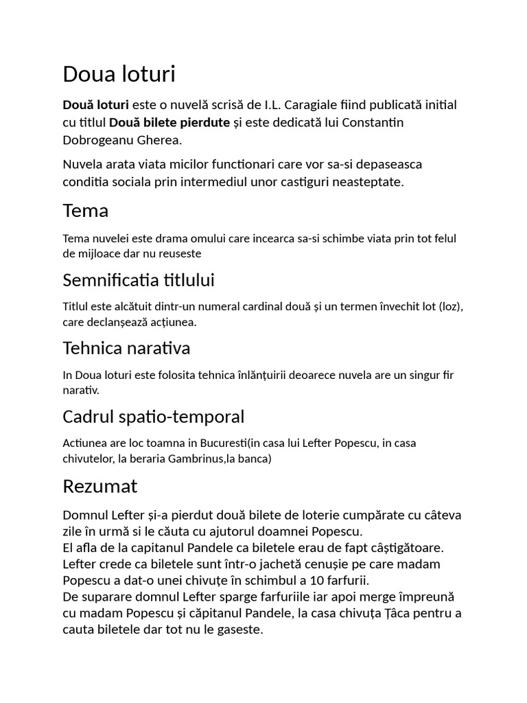 Doua Loturi | PDF | General Fiction