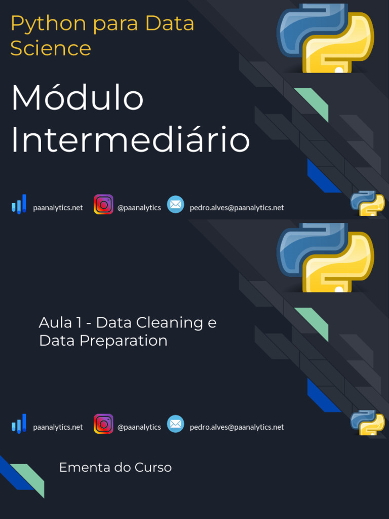 Python+Para+Data+Science+e+Analytics+ +V2.0+ +mo Dulo+Intermedia Rio | PDF