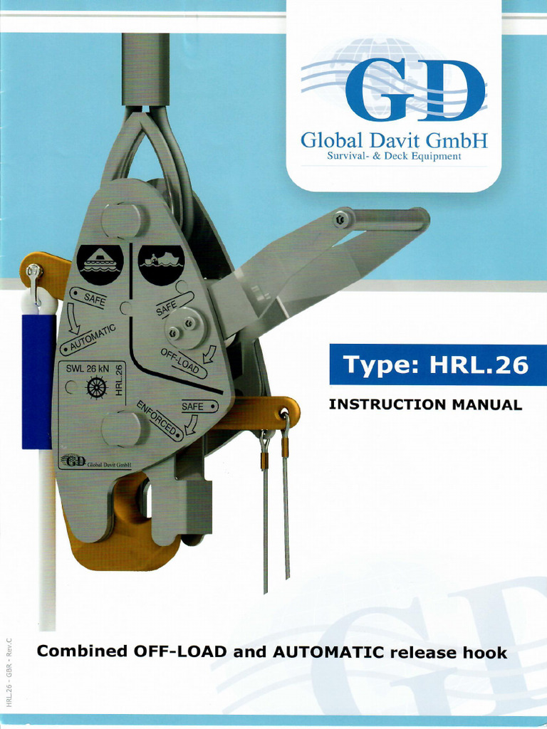 Automatic Release Hook Type HRL26 | PDF