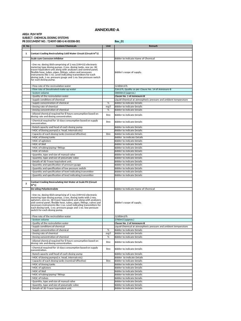 Annexure-A ICD Technical Datasheet For CDS - Rev01 - LT Response | PDF