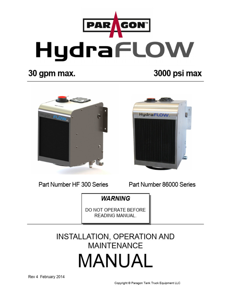 Operating Manual1 HYDRACHEM | PDF