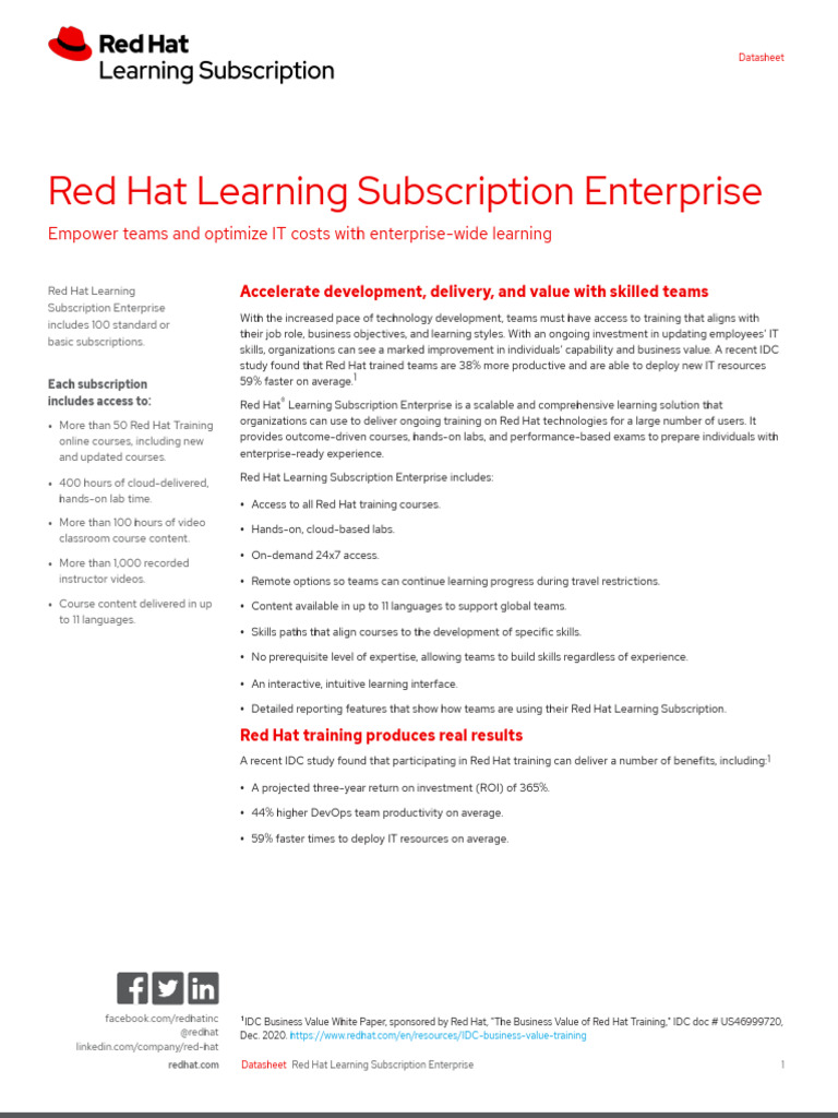 TR Learning Subscription Enterprise Wide Datasheet f26964 202101 en - 0 | PDF