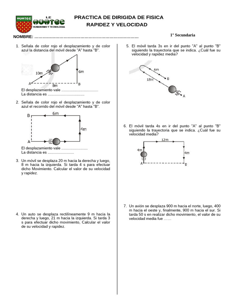 PD1 FISICA 1s | PDF