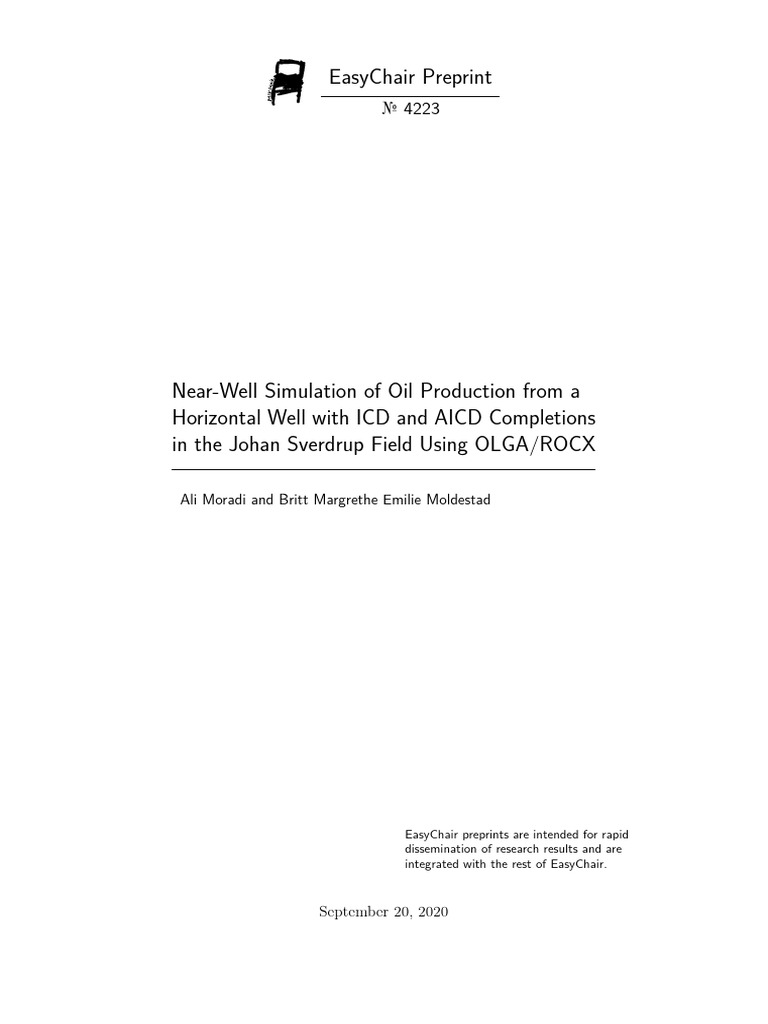 Near-Well Simulation of Oil Production From A Horizontal Well With AIC and AICD | PDF ...