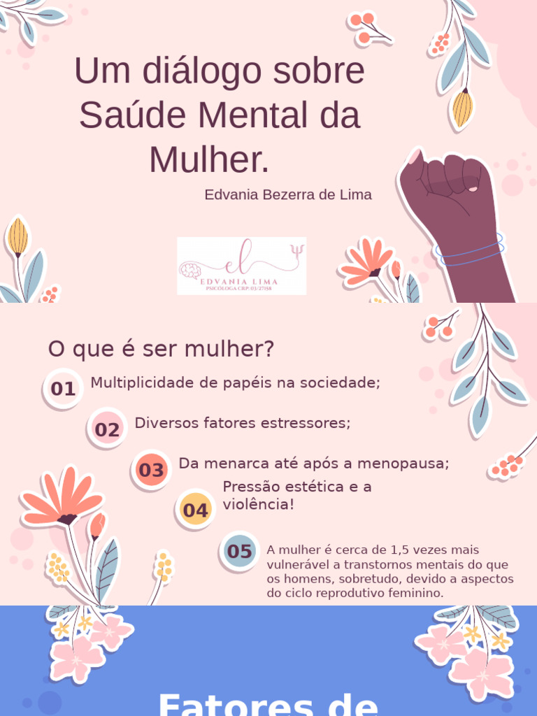 Saúde Mental Da Mulher. | PDF