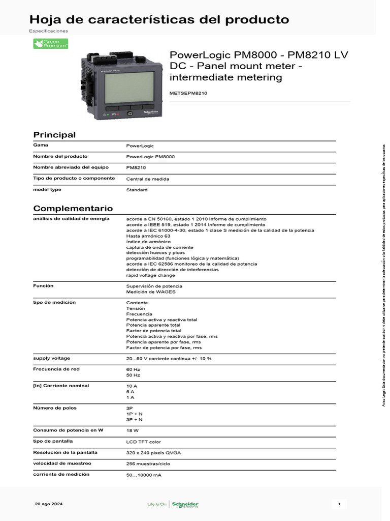 PowerLogic PM8000 Series - METSEPM8210 | PDF | File Transfer Protocol ...