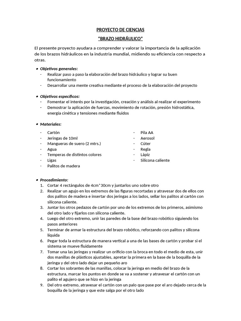 Proyecto de Ciencias - Circa 2024 - Jose Daniel Gomez | PDF Proyecto de Ciencias - Circa 2024 - Jose Daniel Gomez | PDF