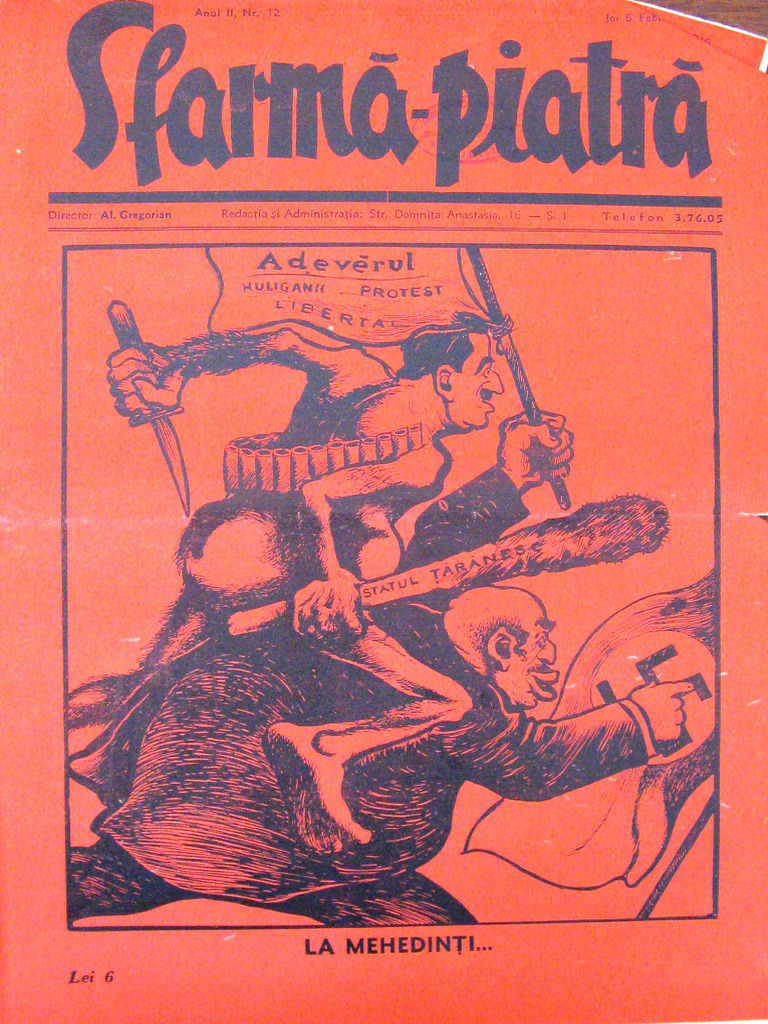 Sfarma Piatra Anul II NR 12 6 Feb 1936 | PDF