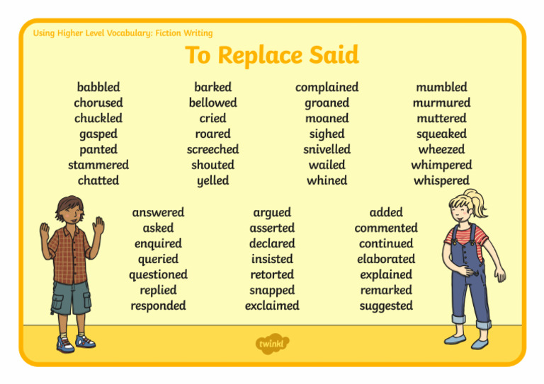 To Replace Said | PDF