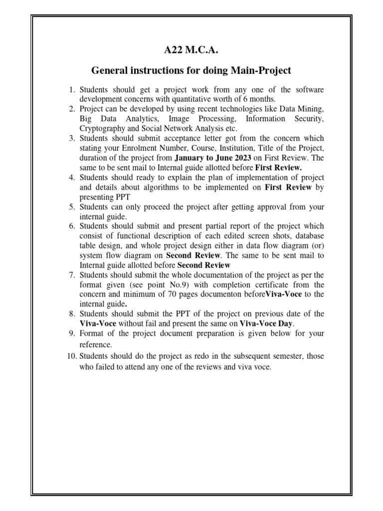 A22 Mca Main Project Pdf