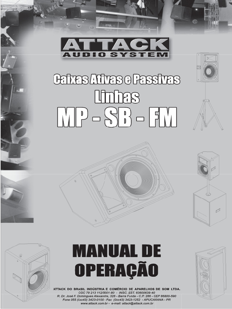 Manual Caixas Linha Passiva Ativa | PDF