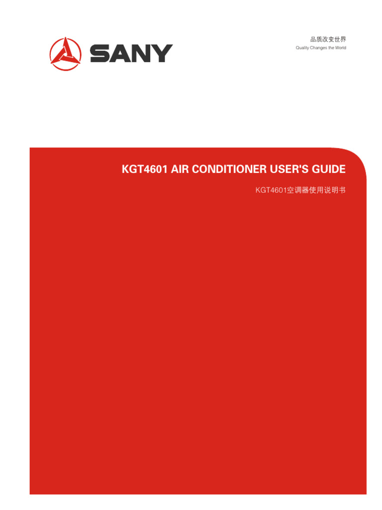 KGT4601 Air Conditioner User's Guide | PDF KGT4601 Air Conditioner User's Guide | PDF