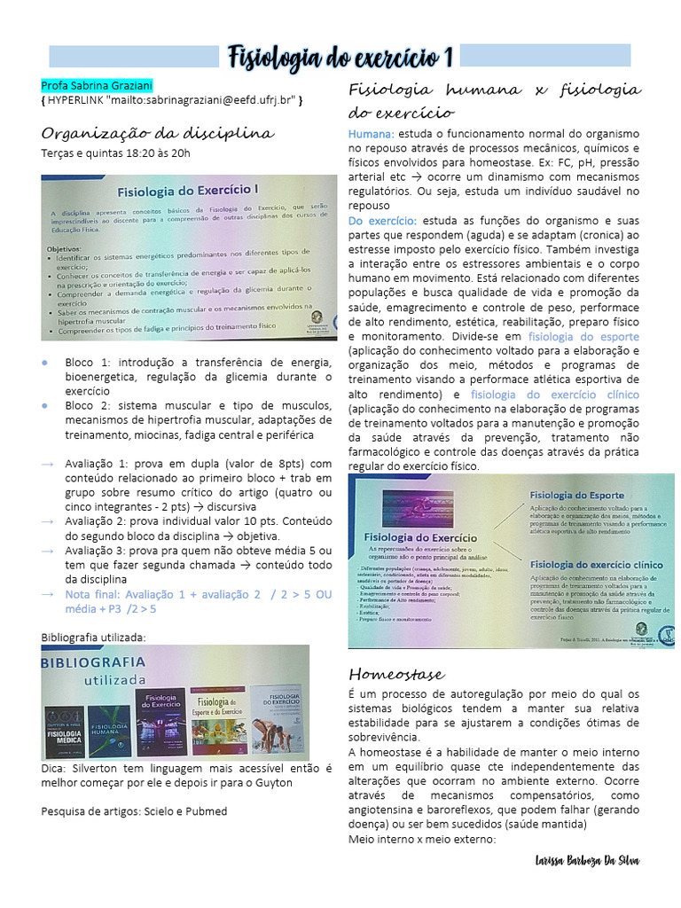 Fisiologia Do Exercício I | PDF | Glicolise | Enzima