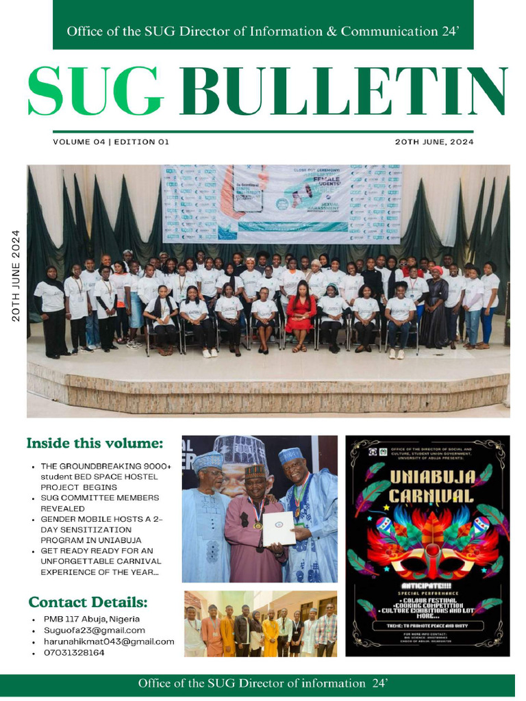 Sug Bulletin June 20TH (Vol.4) | PDF