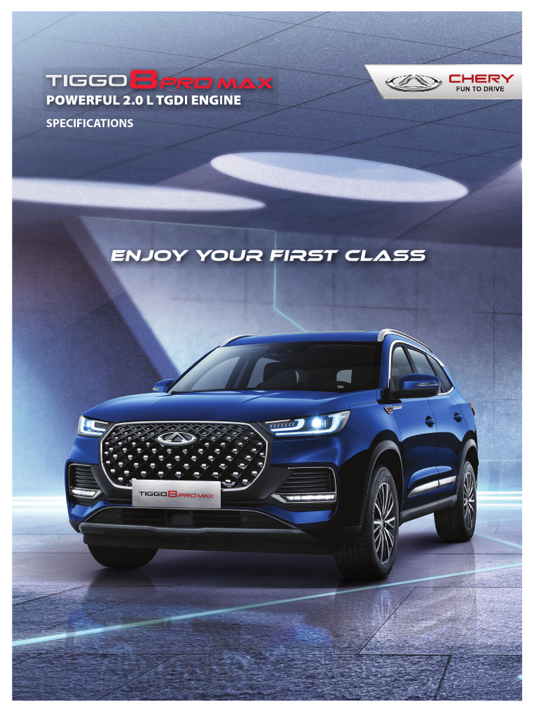 Tiggo-8-Pro-Max-Spec-Sheet_rev-1 | PDF