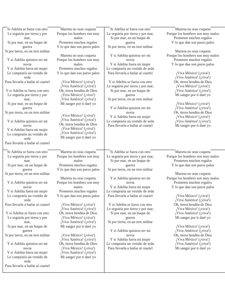 Popurri Revolucion | PDF