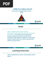 Aorn Fire Risk Assessment Tool | PDF