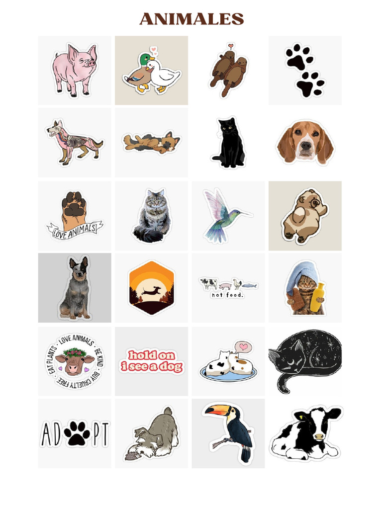 Catálogo de Stickers | PDF