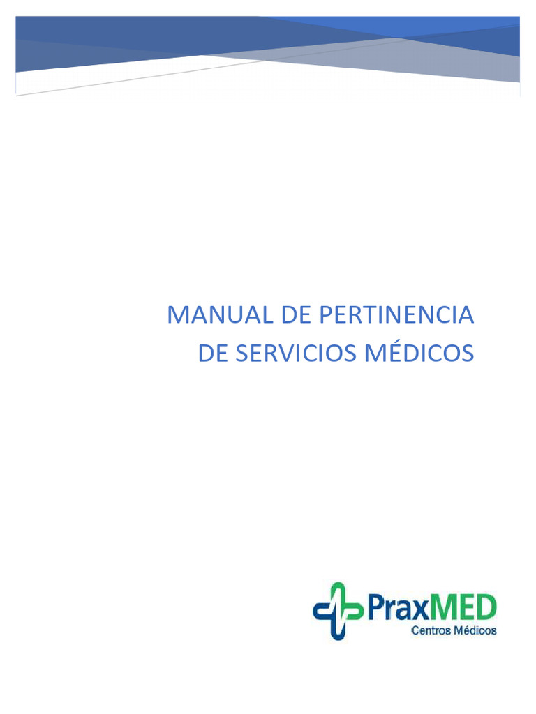 Manual de Pertinencia Medica | PDF