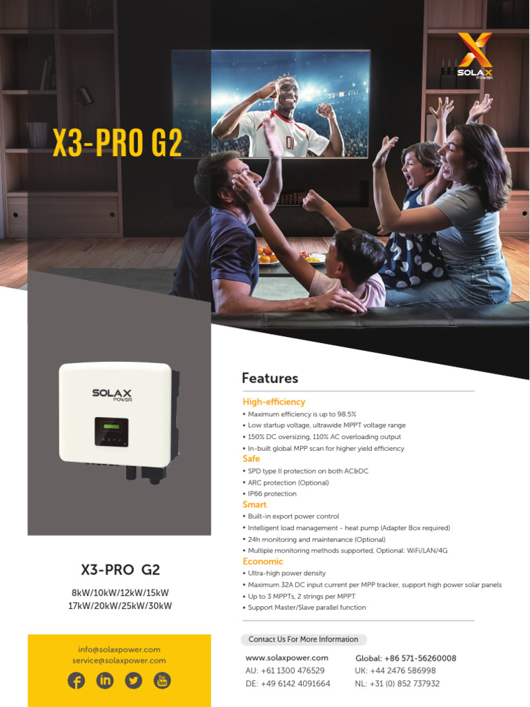 x3 Pro g2 Datasheet en | PDF