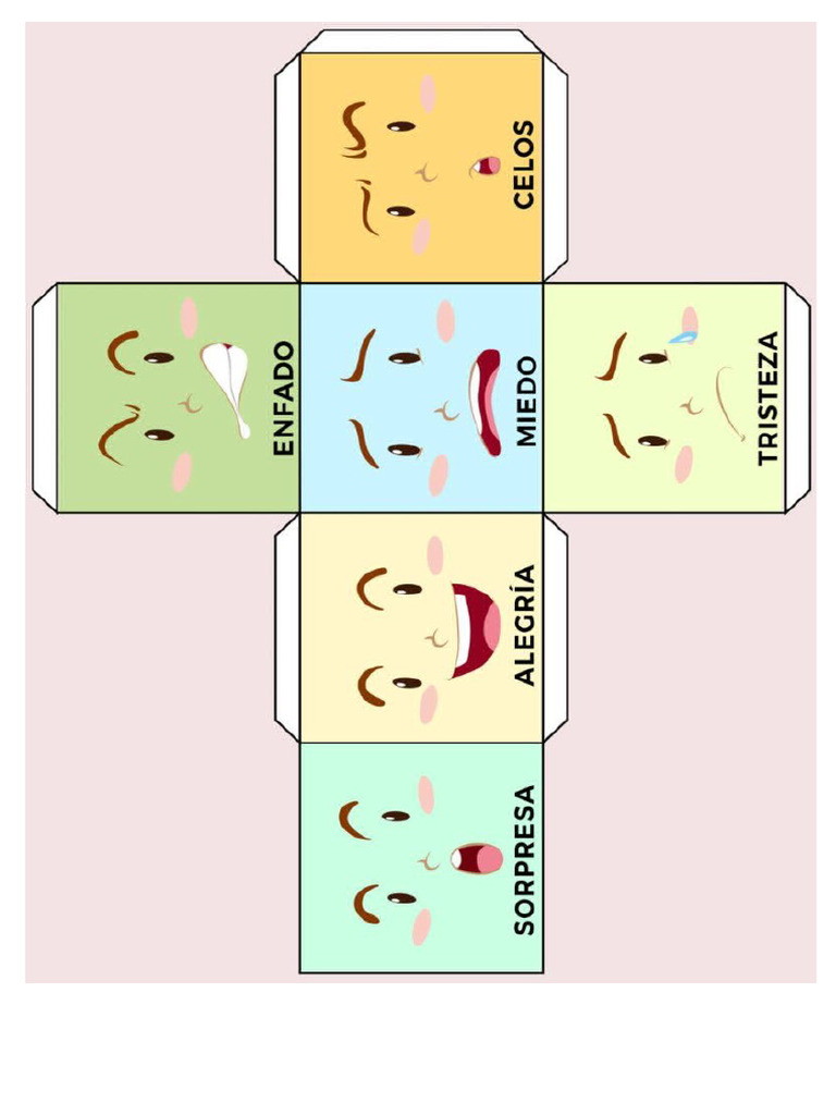 Dado de Las Emociones Imprimir | PDF