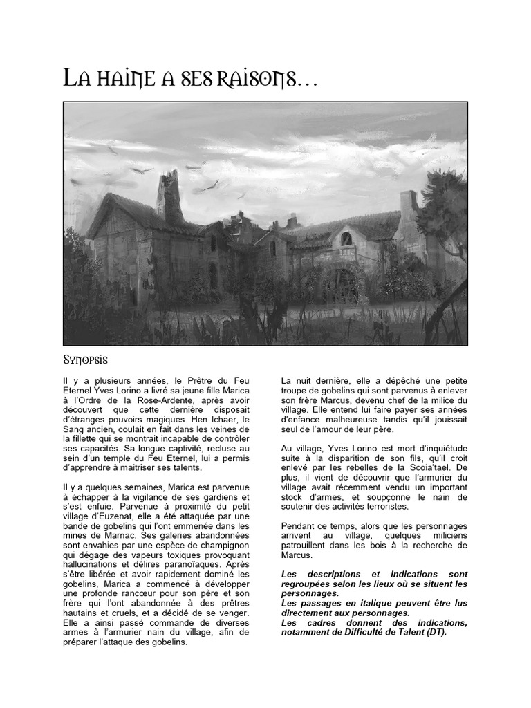La Haine A Ses Raisons | PDF