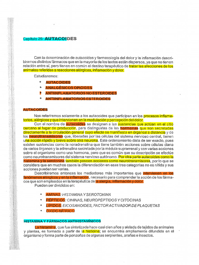 Autacoides 2 | PDF