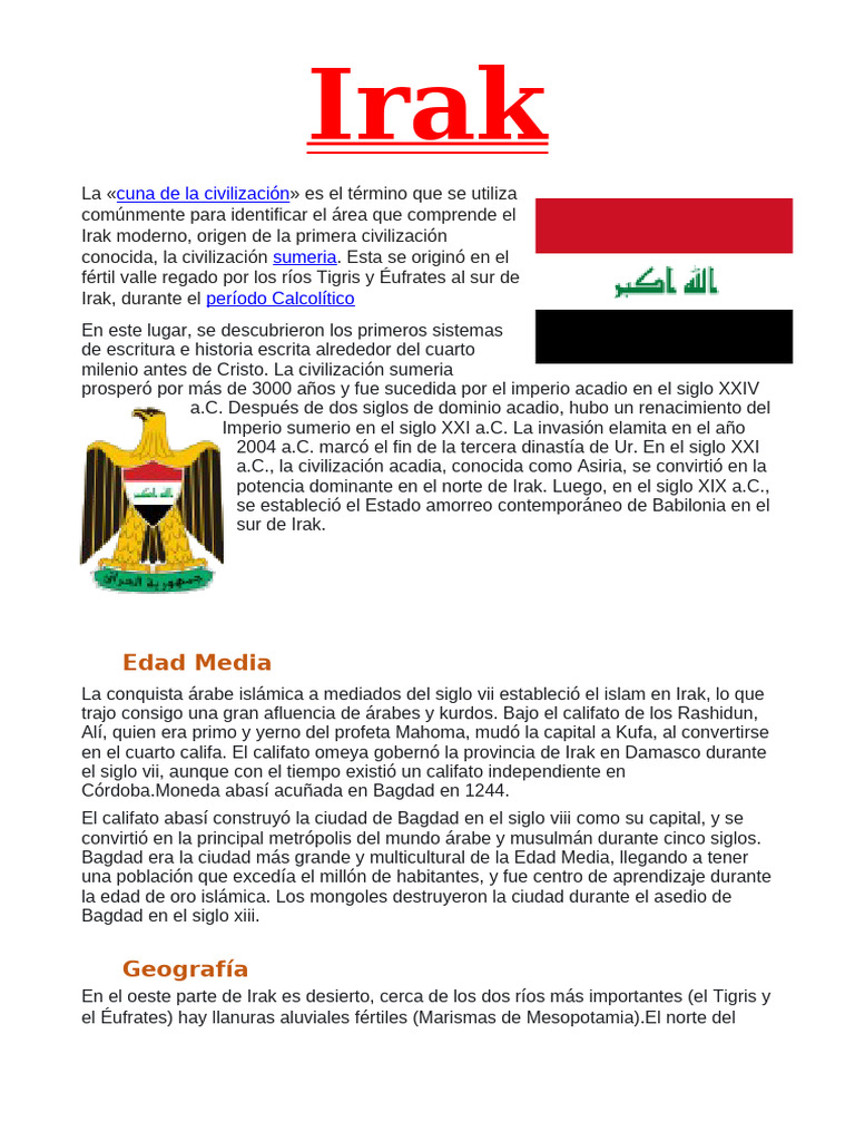 Irak | PDF