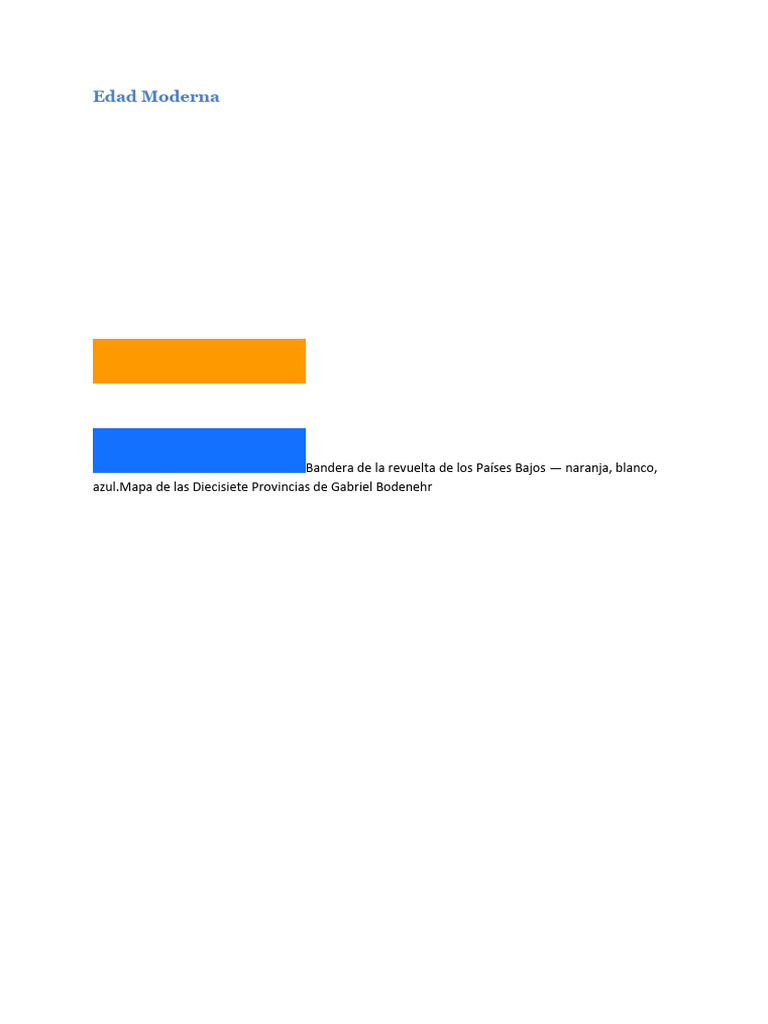 Edad Moderna | PDF