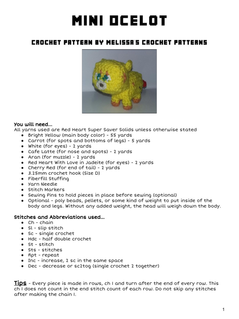 Mini Ocelot | PDF