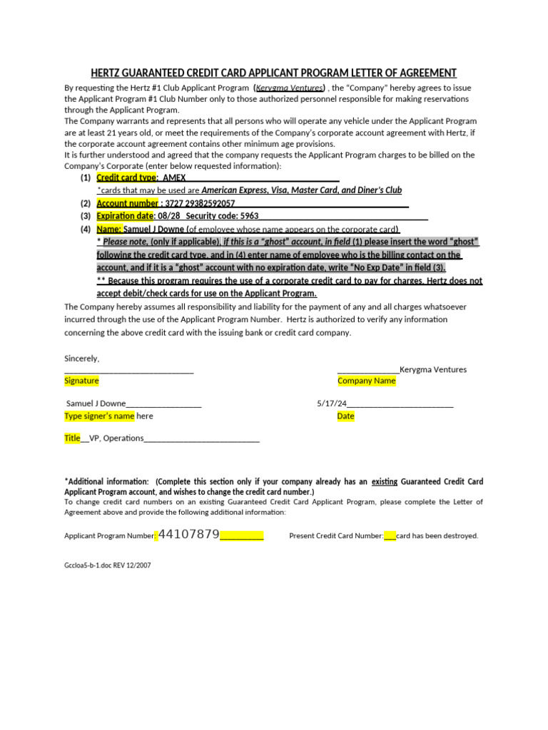 GCC Change Form | PDF
