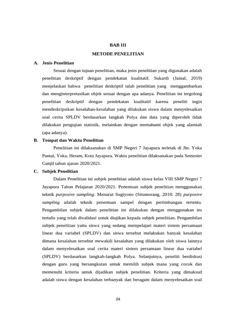 BAB III Revisi | PDF