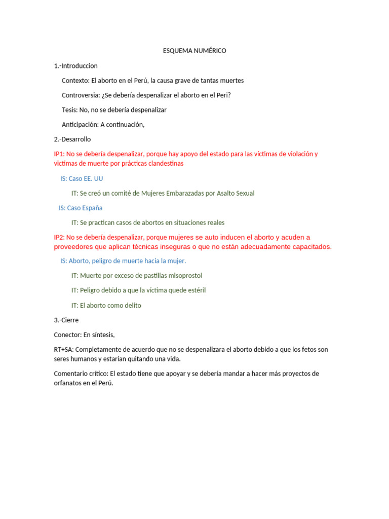 Esquema Numérico | PDF