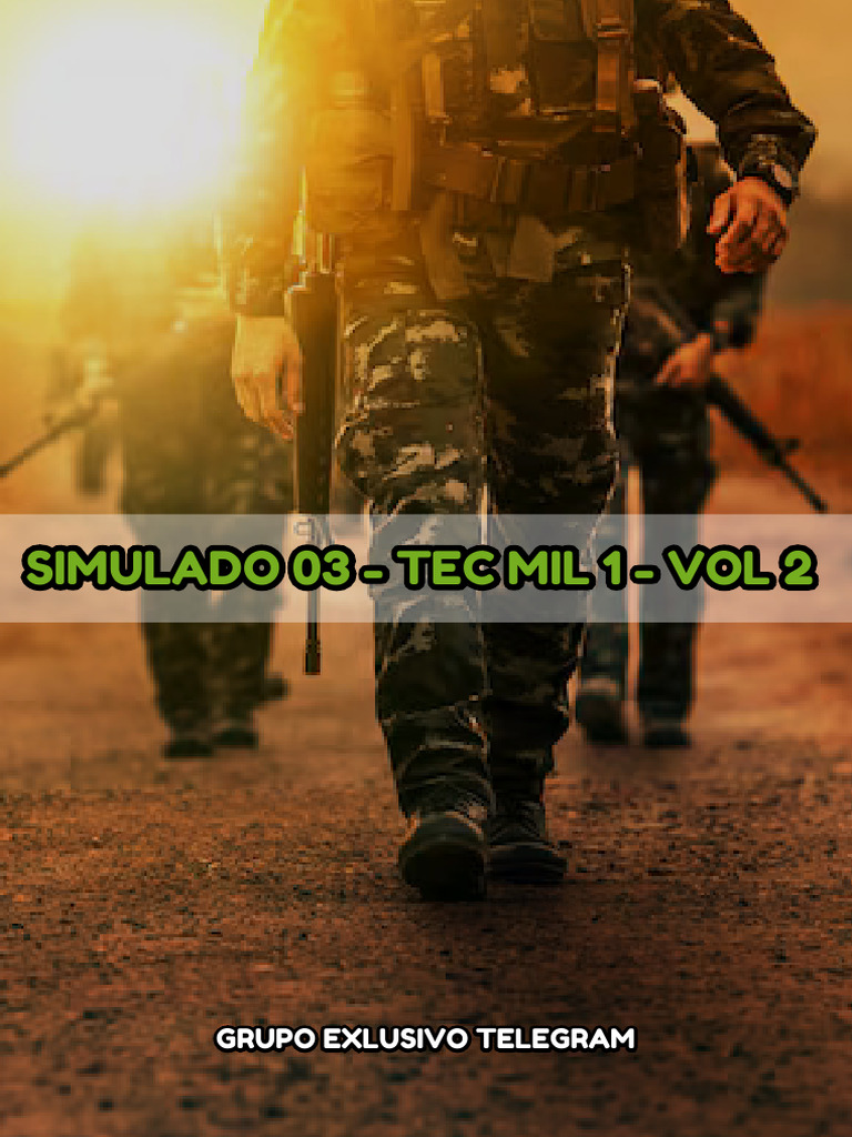Simulado 04 Tec Mil Vol 2 | PDF