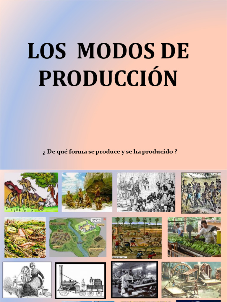 Modos de Produccion 5586 | PDF