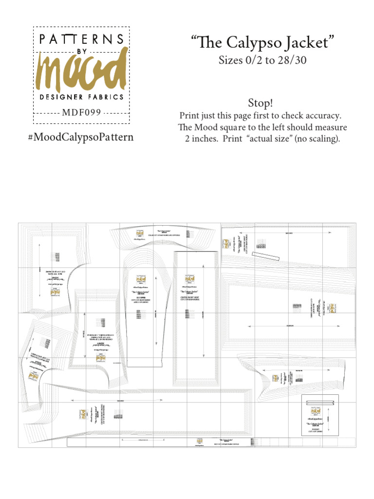 MDF099 Calypso Pattern | PDF