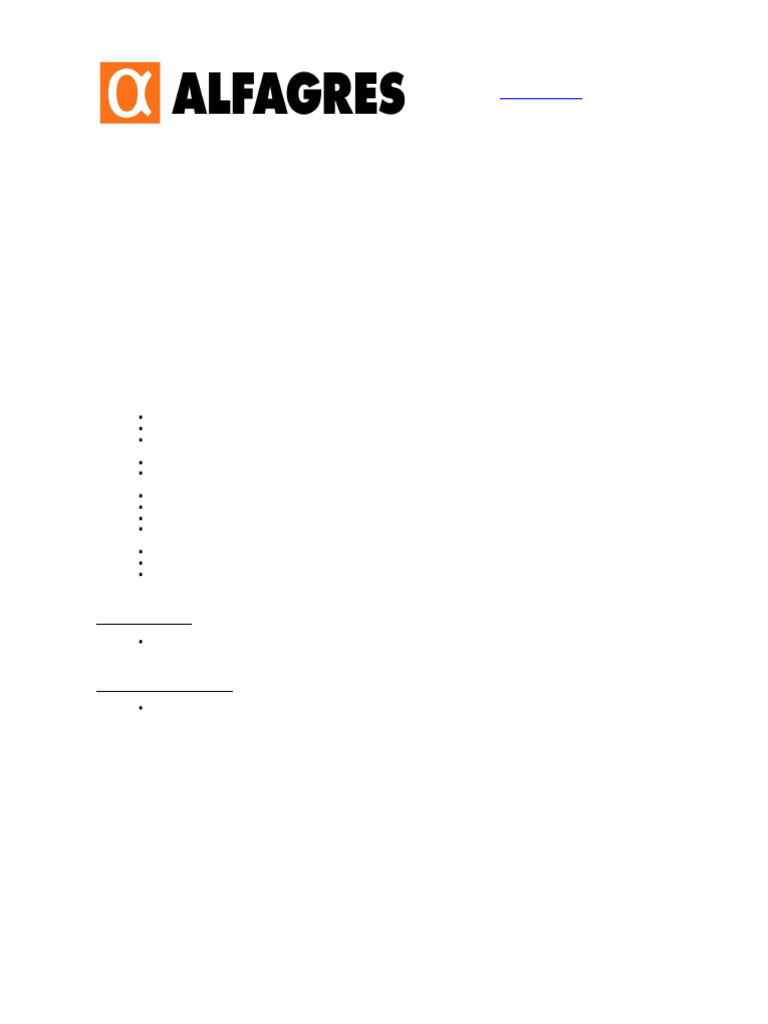 Garantia Prod Gres Alfa | PDF