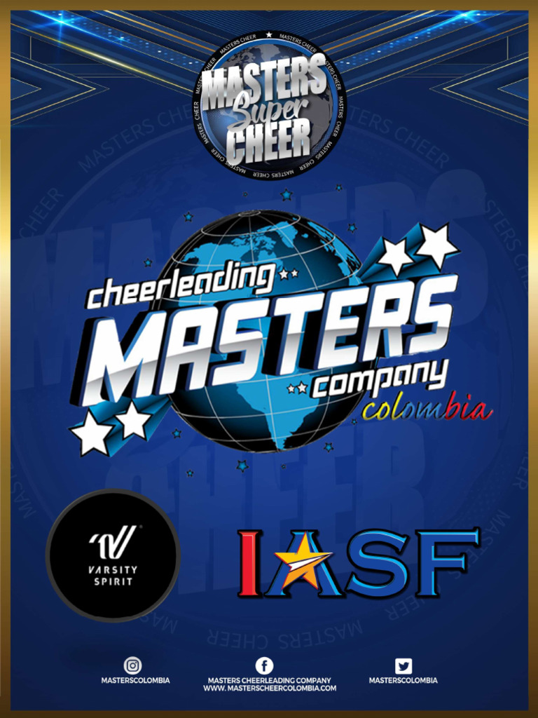 Masters Super Cheer 2024 - Informacion General Equipos Colombia | PDF ...