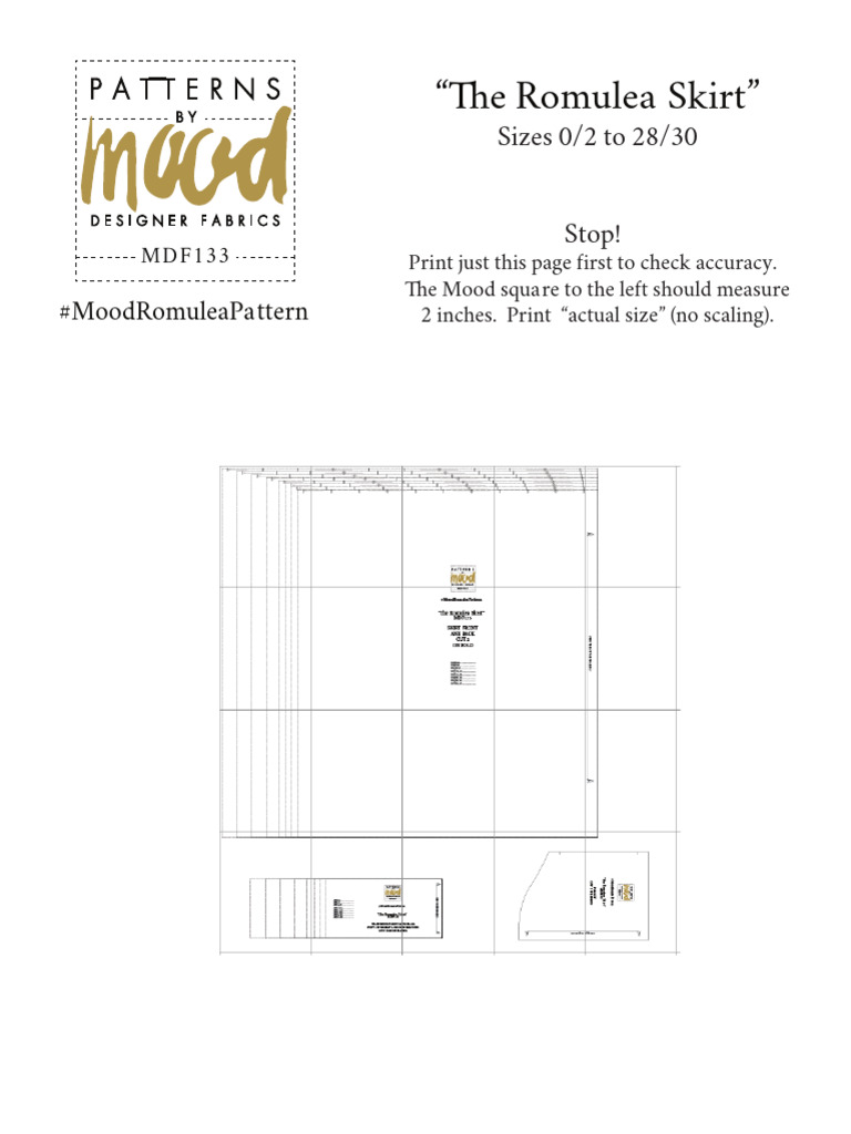 MDF133 Romulea Pattern 1 | PDF