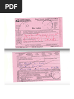 Registered Post Acknowledgement Card Guide | PDF