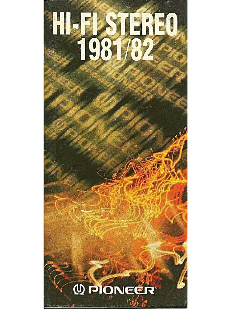 Pioneer 1981 82 Catalog | PDF