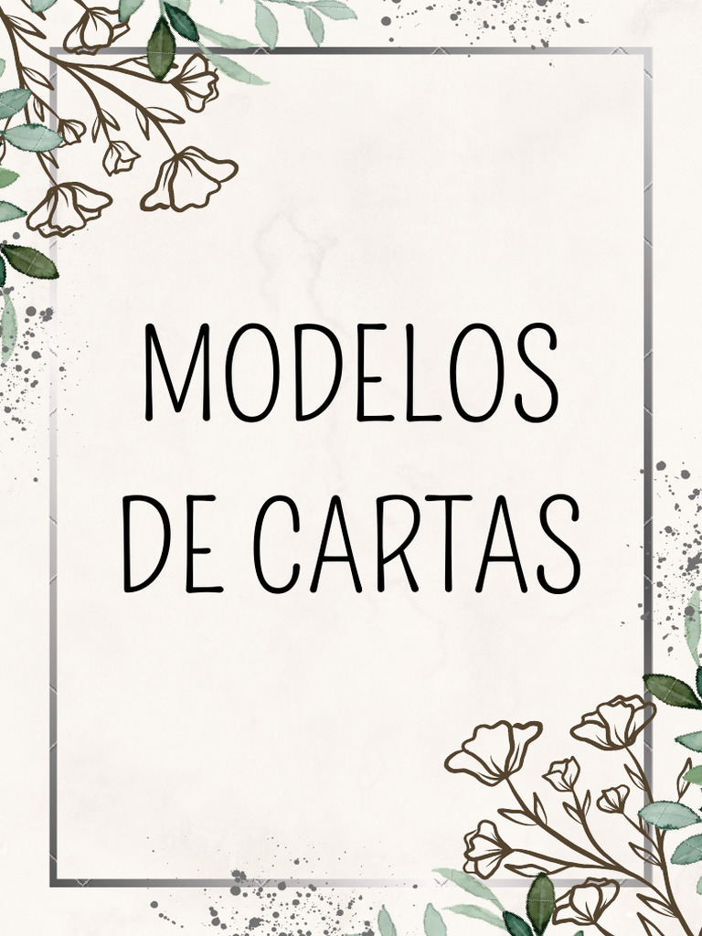 Modelos de Carta 01 | PDF
