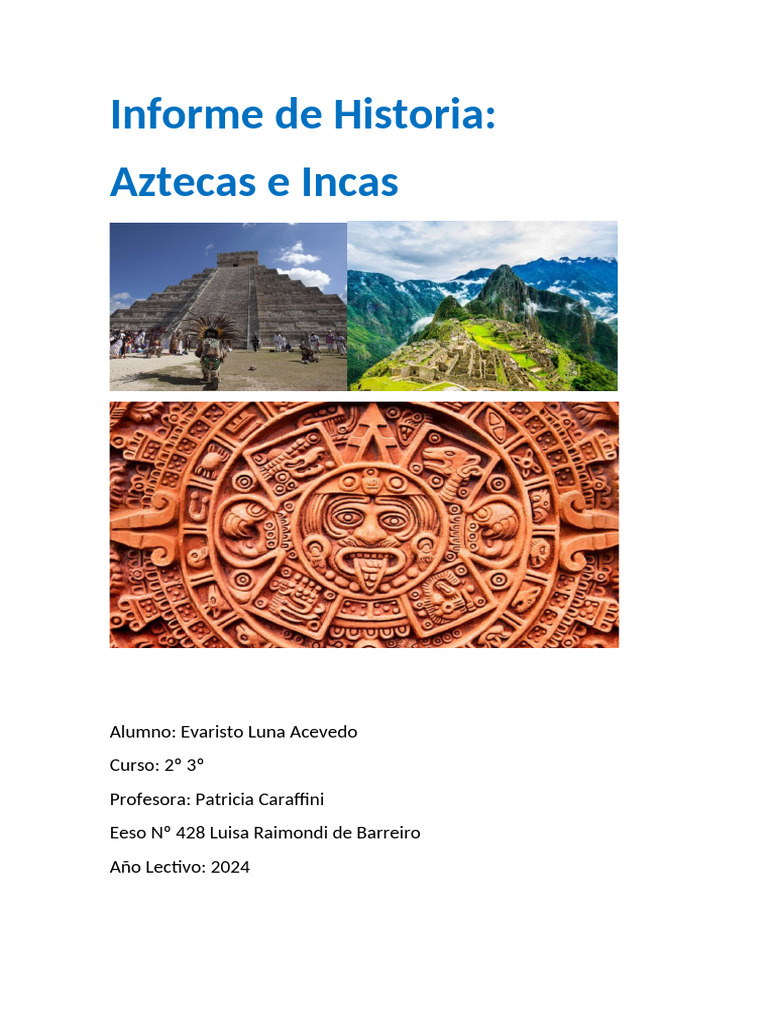 Informe de Historia | PDF