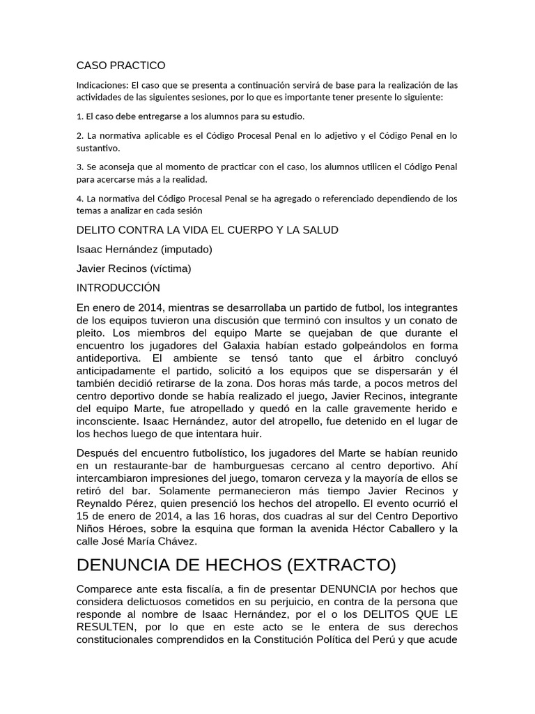 CASO PRACTICO | PDF