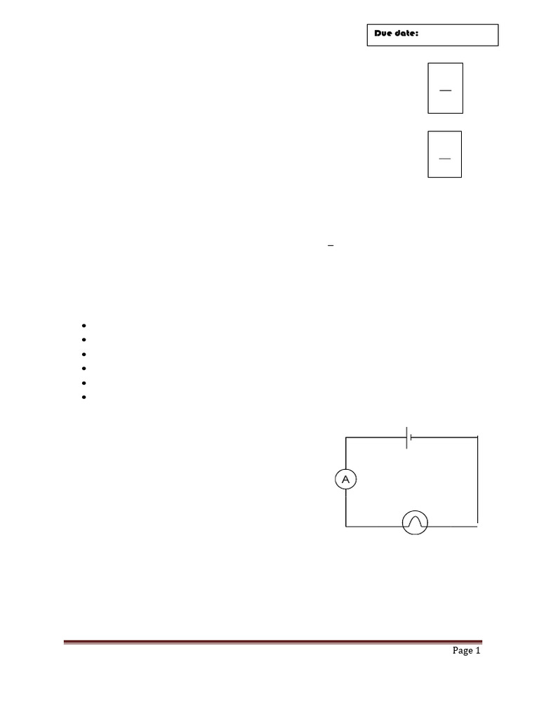 Prescribed experiment 2 for Grade 10 2019 | PDF